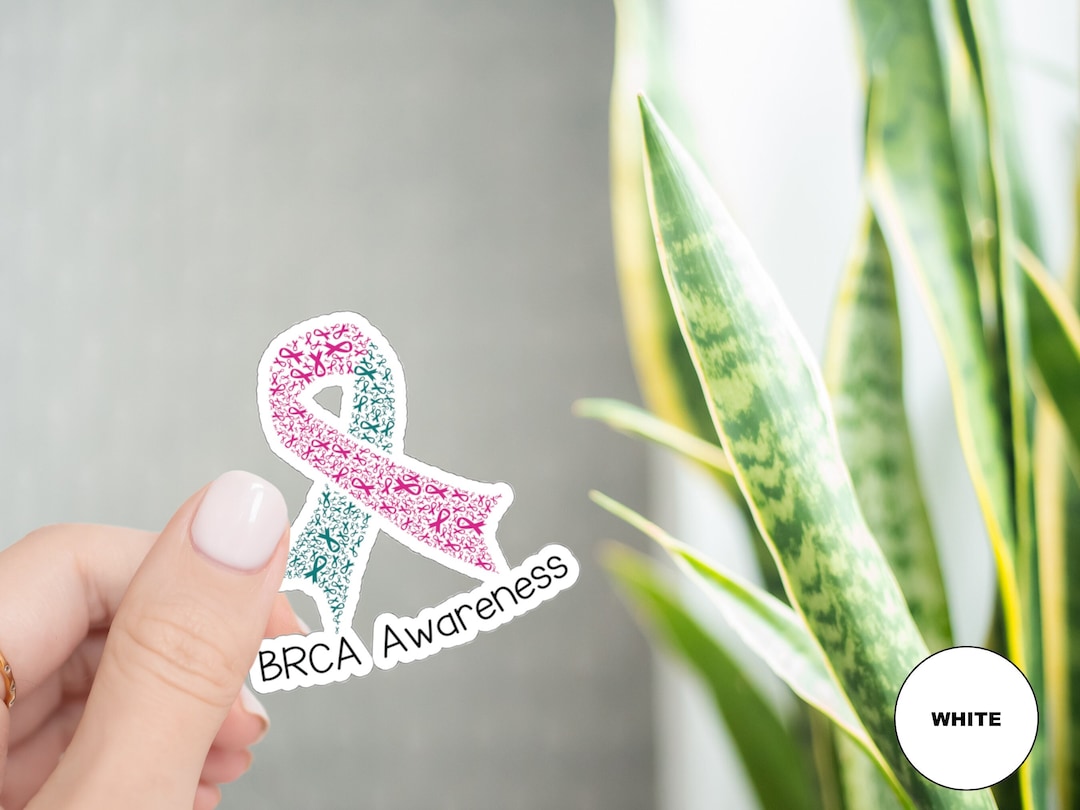 BRCA Awareness Sticker BRCA1 Breast Cancer Gene Sticker Breast and ...