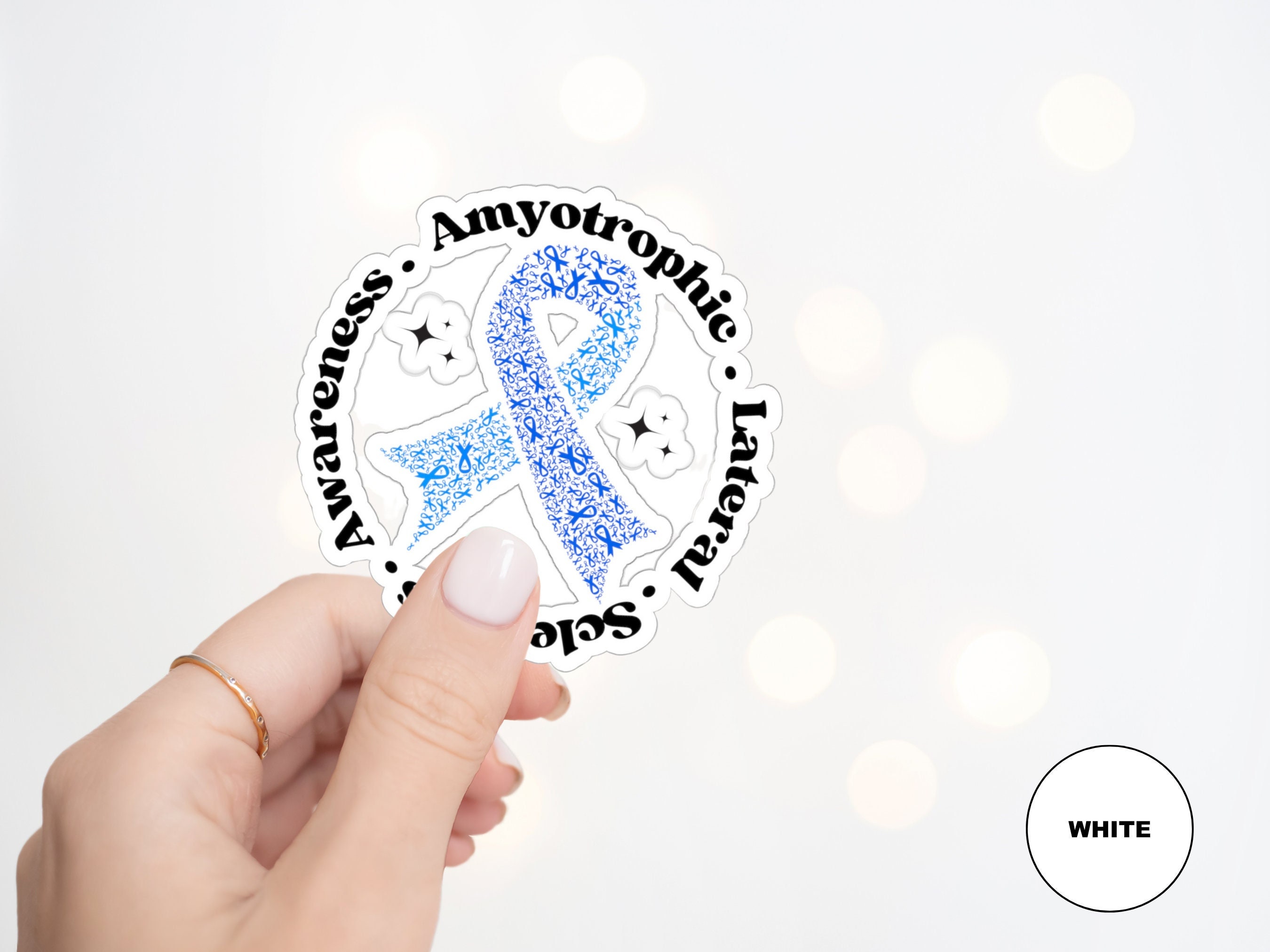 Schizophrenia Awareness Ribbon
