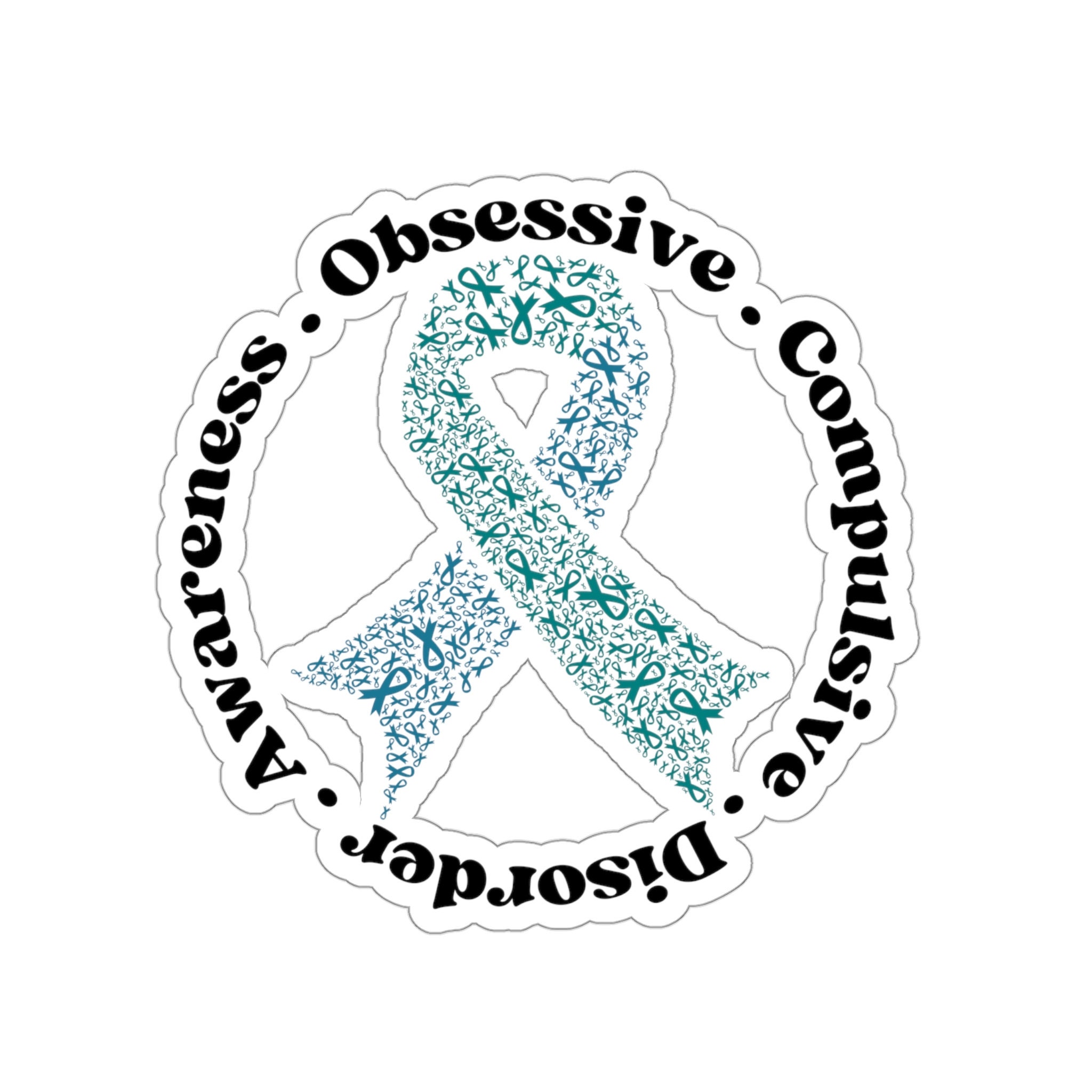 OCD Awareness Sticker for Computer OCD Awareness Clear Sticker for ...