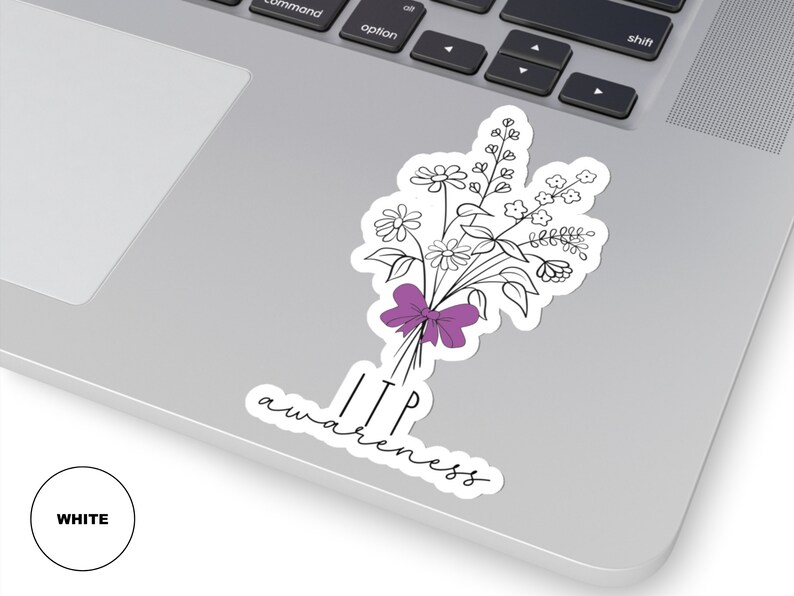 Wildflowers ITP Awareness Sticker Idiopathic Thrombocytopenic - Etsy