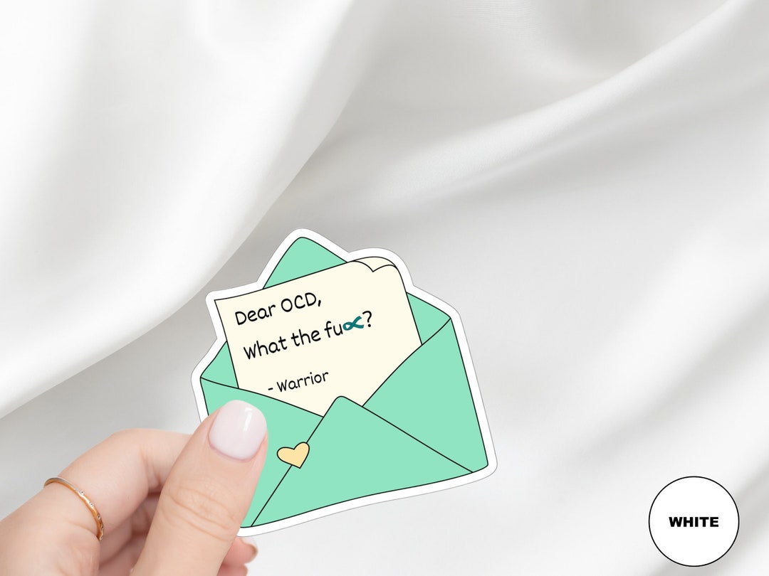 OCD Awareness Sticker for Computer OCD Awareness Clear Sticker for ...