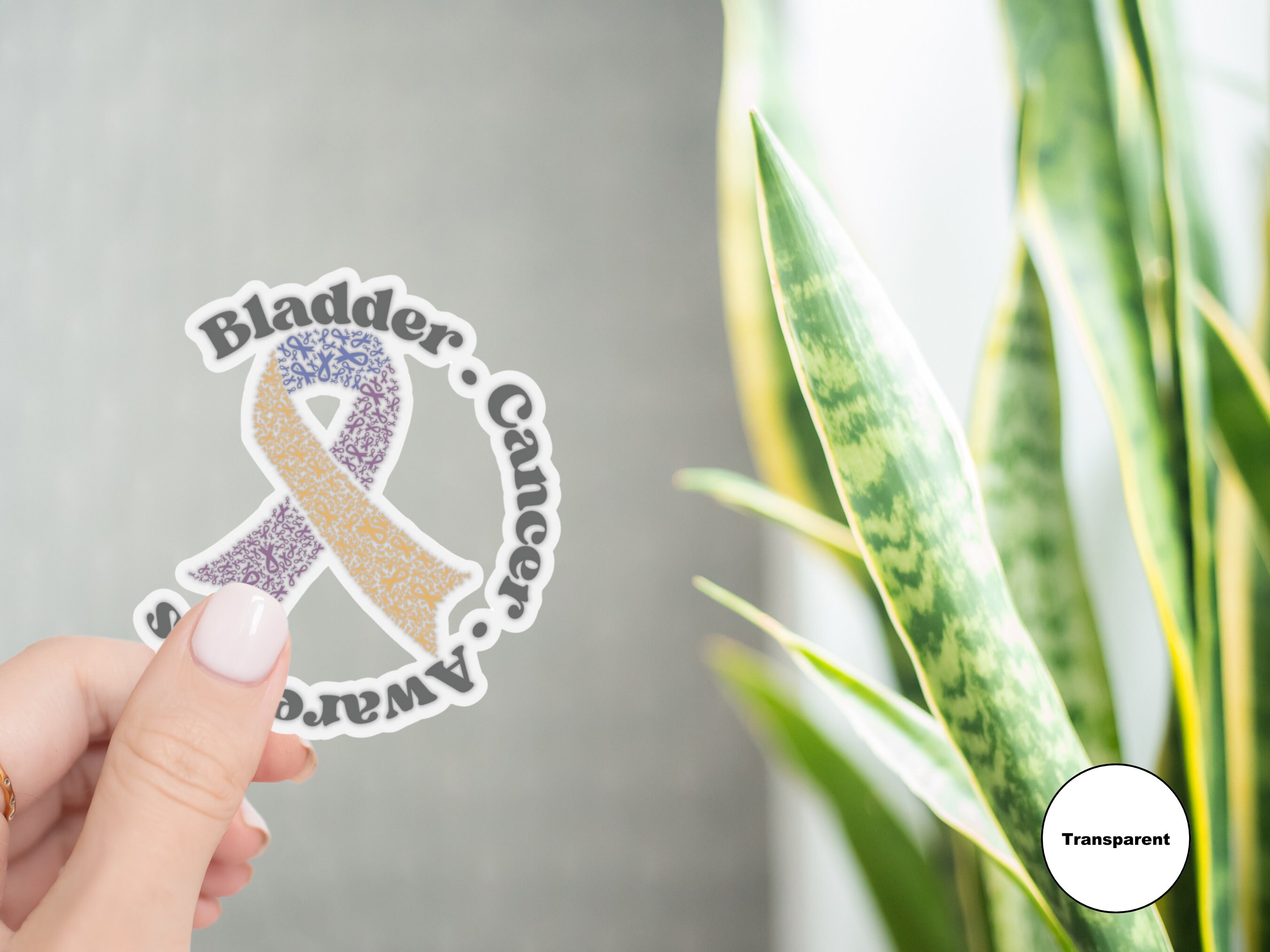 Bladder Cancer Awareness Sticker Bladder Cancer Sticker for Bladder ...