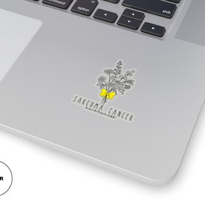 Wildflowers Sarcoma Cancer Awareness Ribbon for Bone Cancer Survivor ...