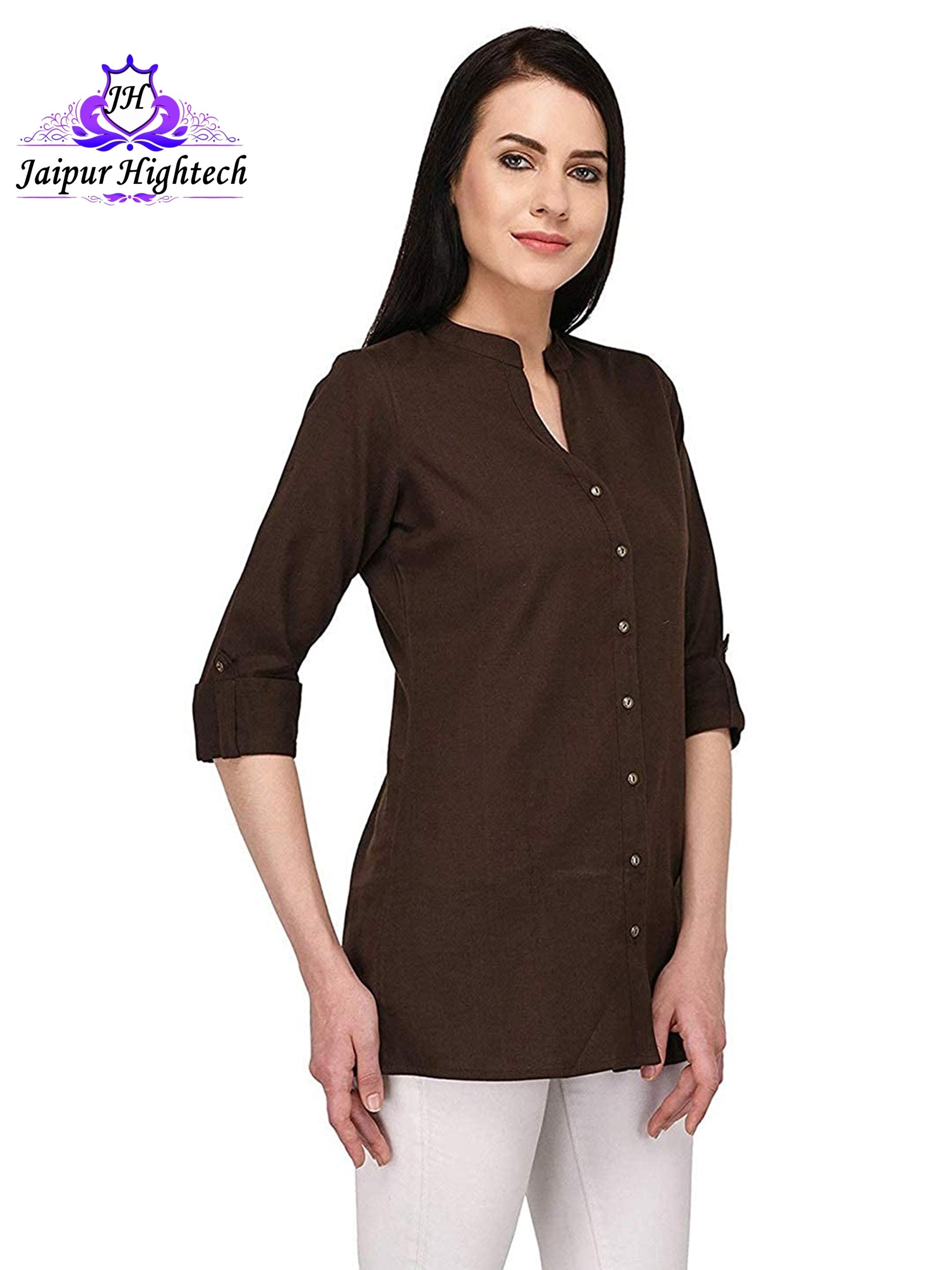 Indian Beautiful Women Wear Button Down Shirt Traditional - Etsy