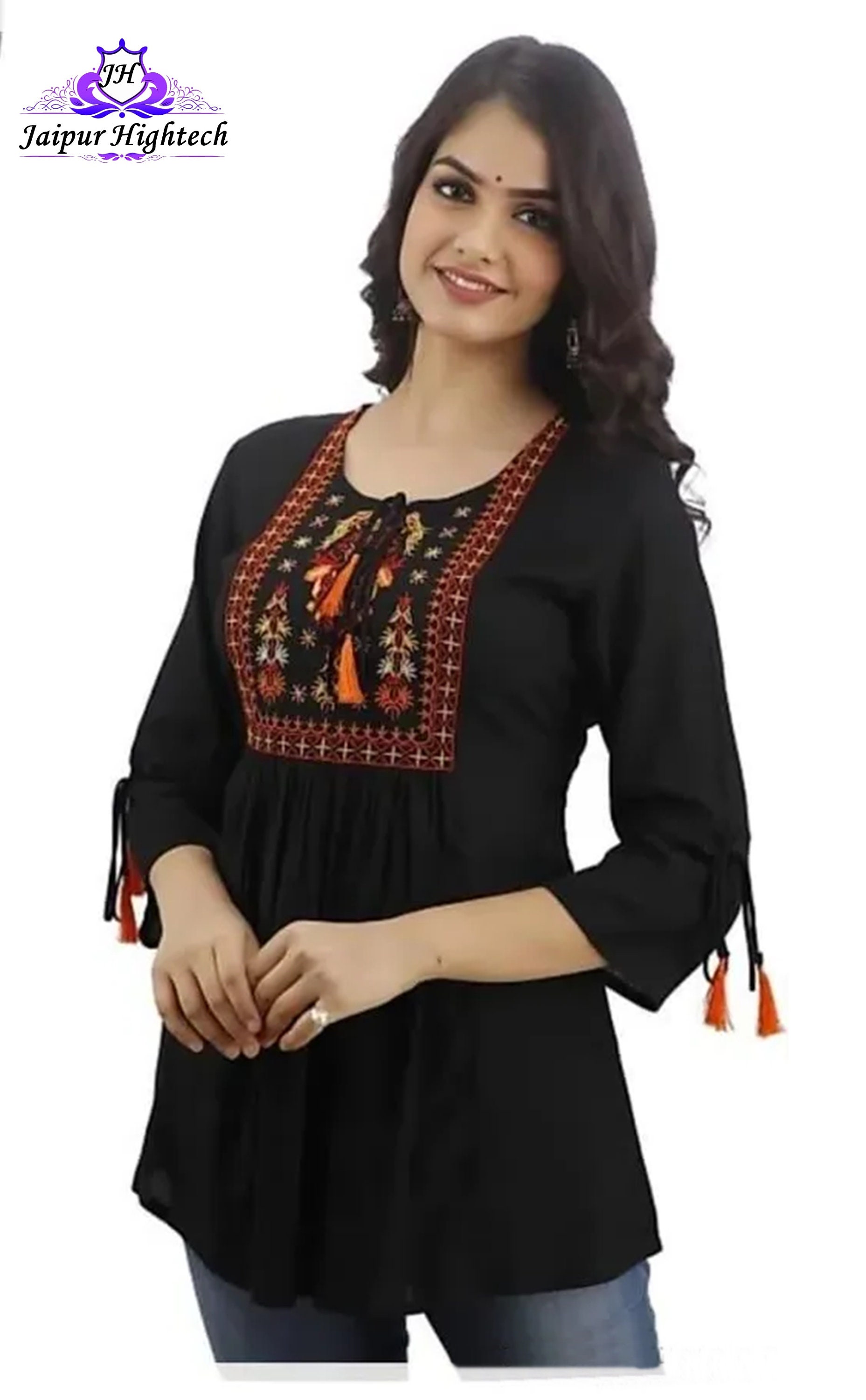 Womens Wear Embroidered Gorgeous Blouse Folk Hippie Boho Style ...