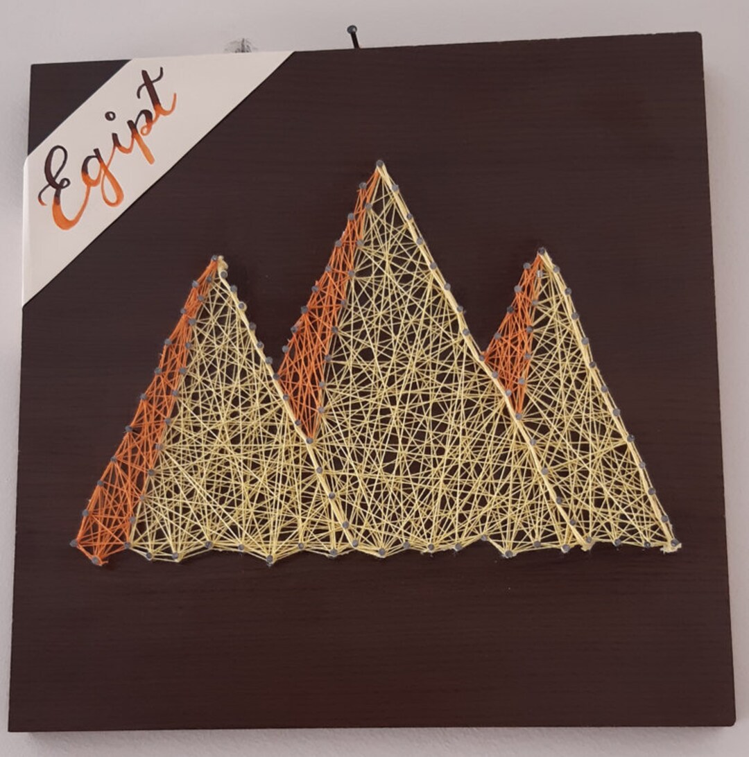 PYRAMIDS - String Art Template - Etsy