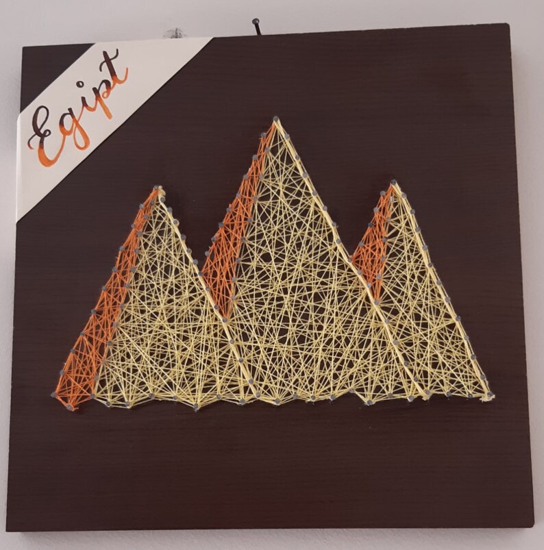 PYRAMIDS String Art Template - Etsy