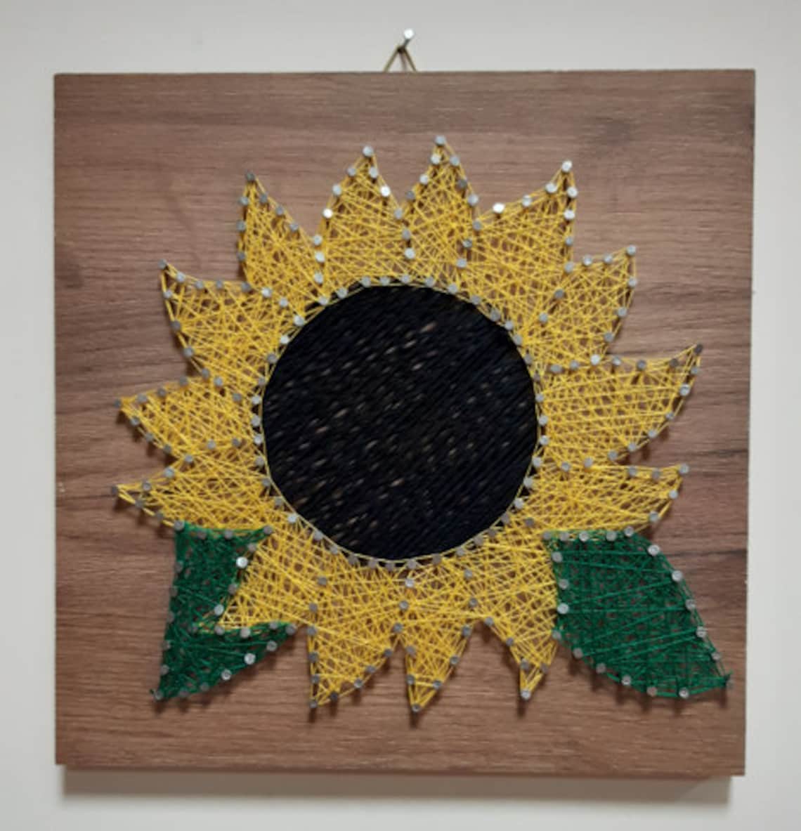 SUNFLOWER - String Art Template - Etsy