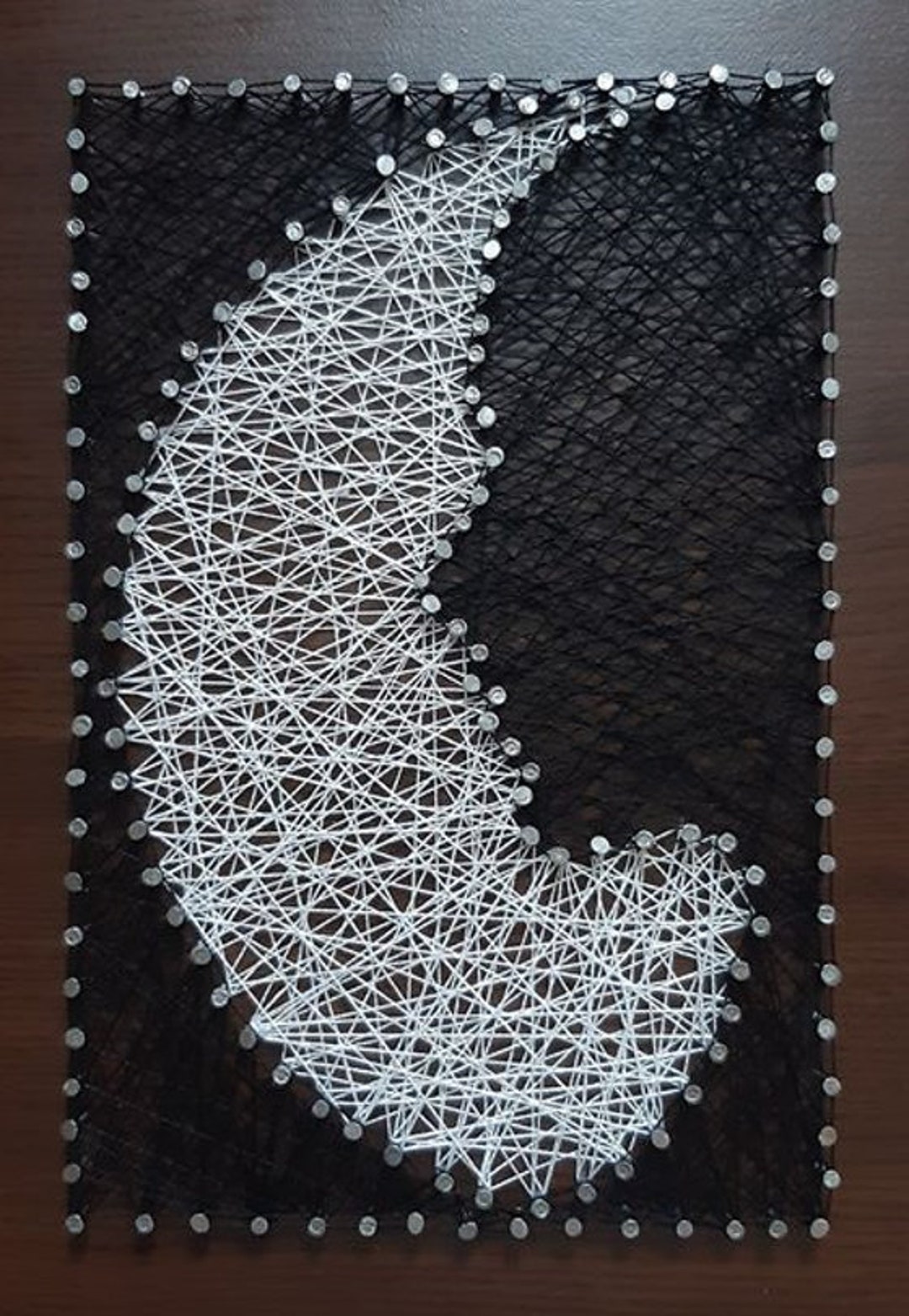 MOON PORTRAIT - String Art Template - Etsy