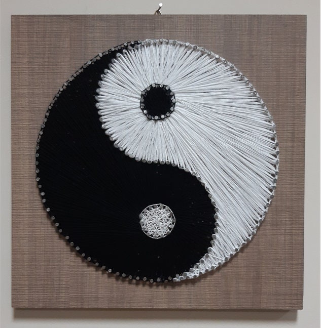 YIN & YANG - String Art Template - Etsy