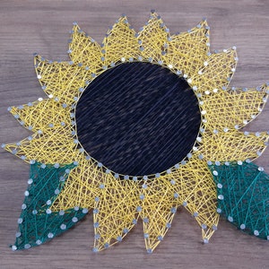 SUNFLOWER - String Art Template - Etsy