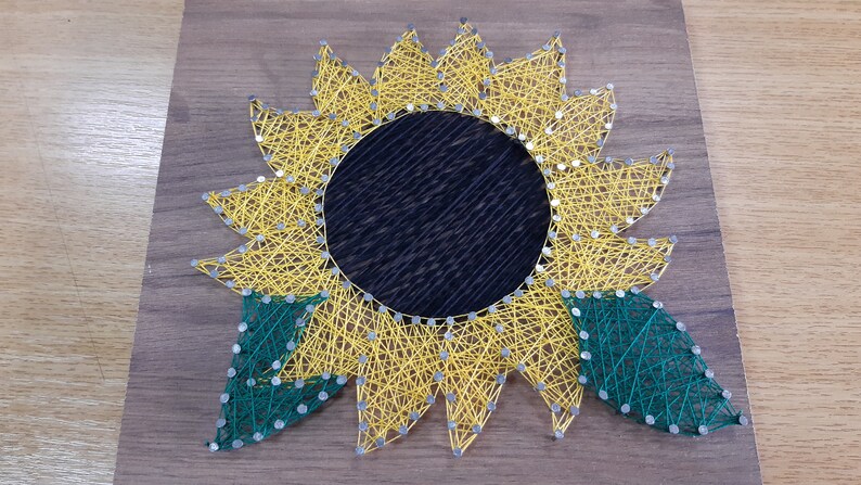 SUNFLOWER - String Art Template - Etsy