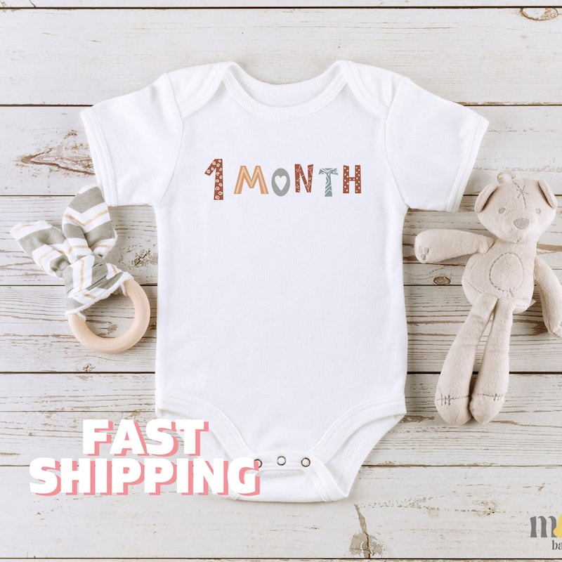 Six Month Baby Onesie - Etsy