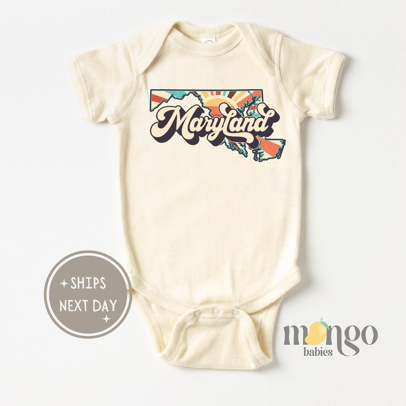 Maryland Infant Onesie - Etsy
