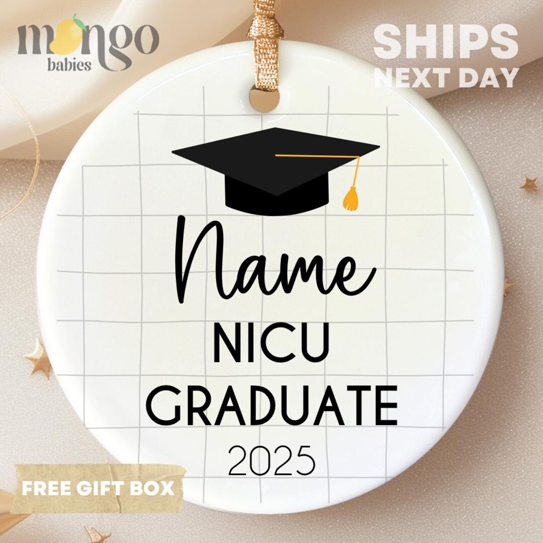 Personalized NICU Graduate Ornament: Custom Newborn Gift - Etsy