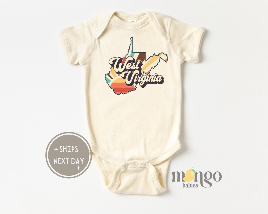 West Virginia Baby Onesies® Brand Loved Baby Long Distance State ...