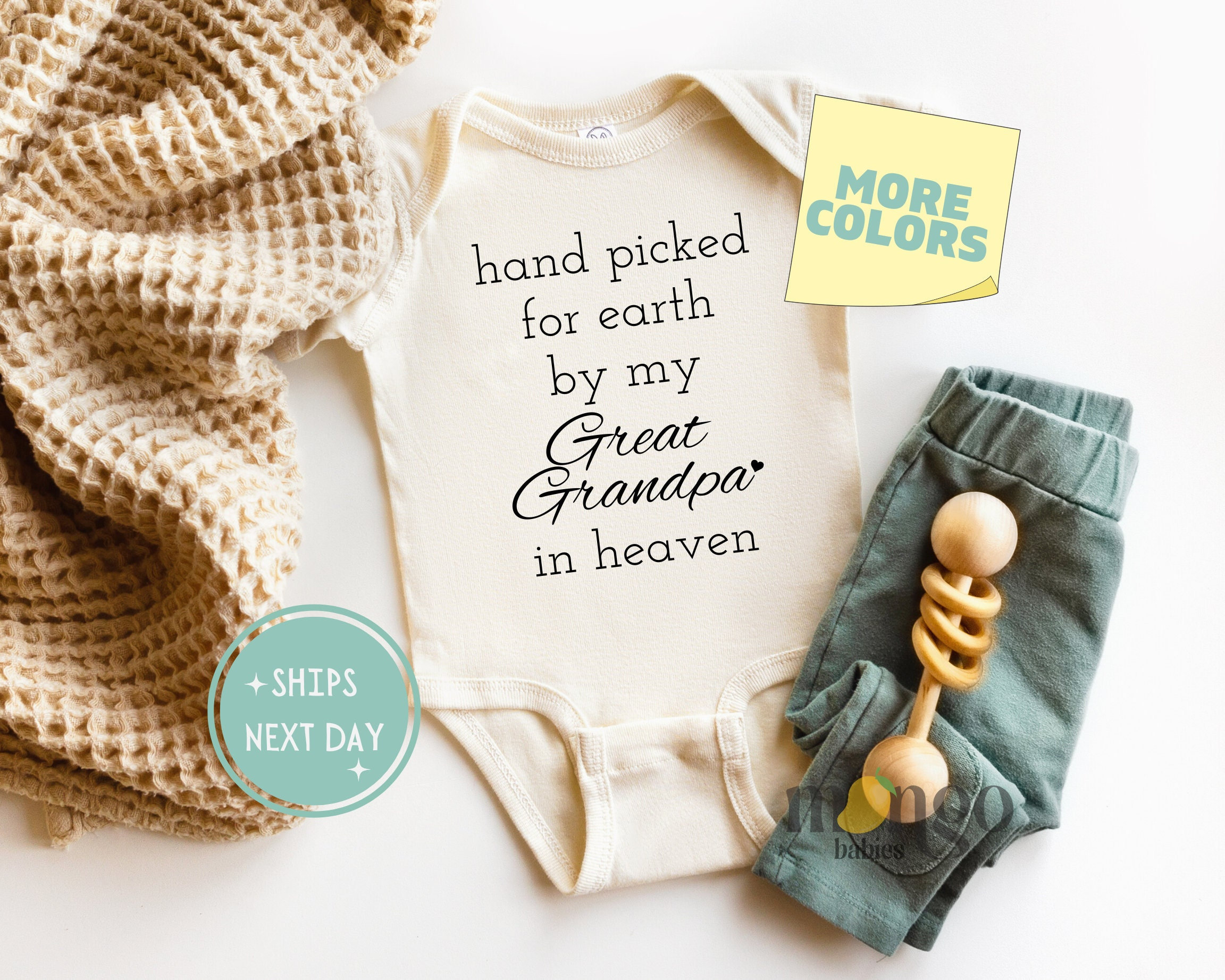 Hand Picked for Earth by My Great Grandpa Baby Onesies® Brand ...