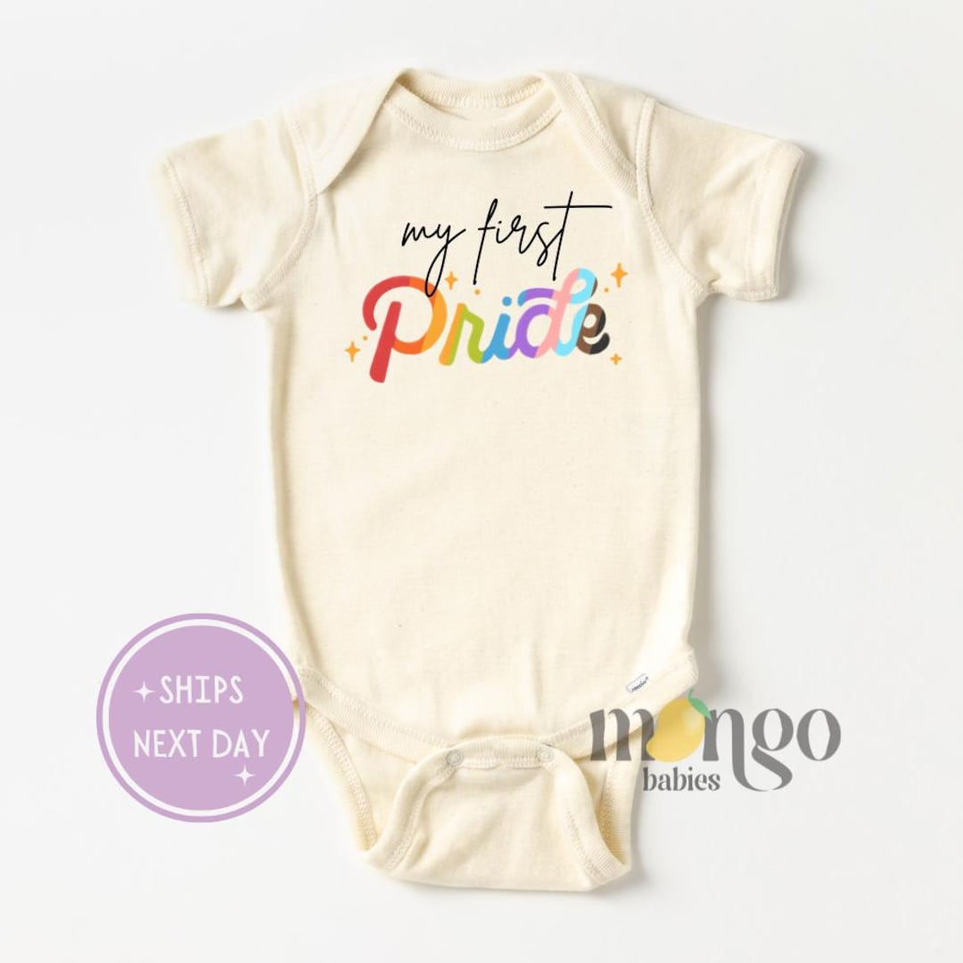 My First Pride Baby Onesies® Brand Love Wins Cute Pride Rainbow Baby ...
