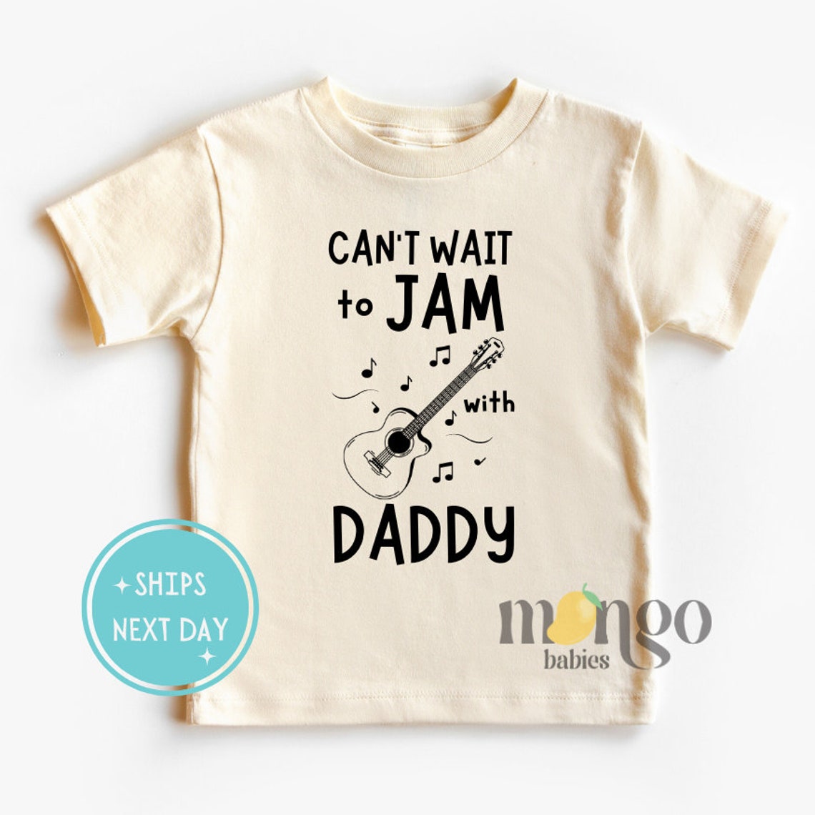 Can't Wait to Jam With Daddy Guitar Baby Onesies® Brand Cute Baby ...