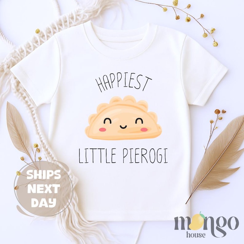 Happiest Little Pierogi Onesies® Brand Adorable Kids Shirt Polish Food ...
