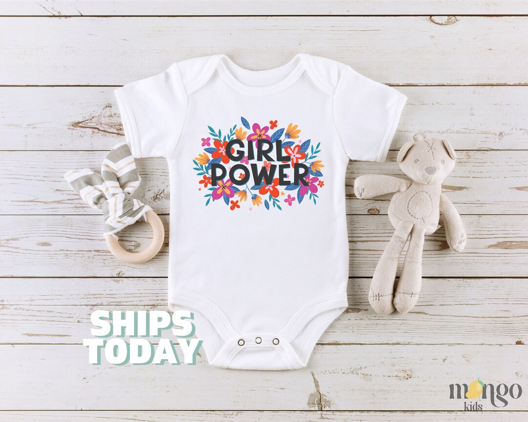 Girl Power Baby Onesies® Brand Baby Girl Baby Bodysuit Newborn Outfit ...