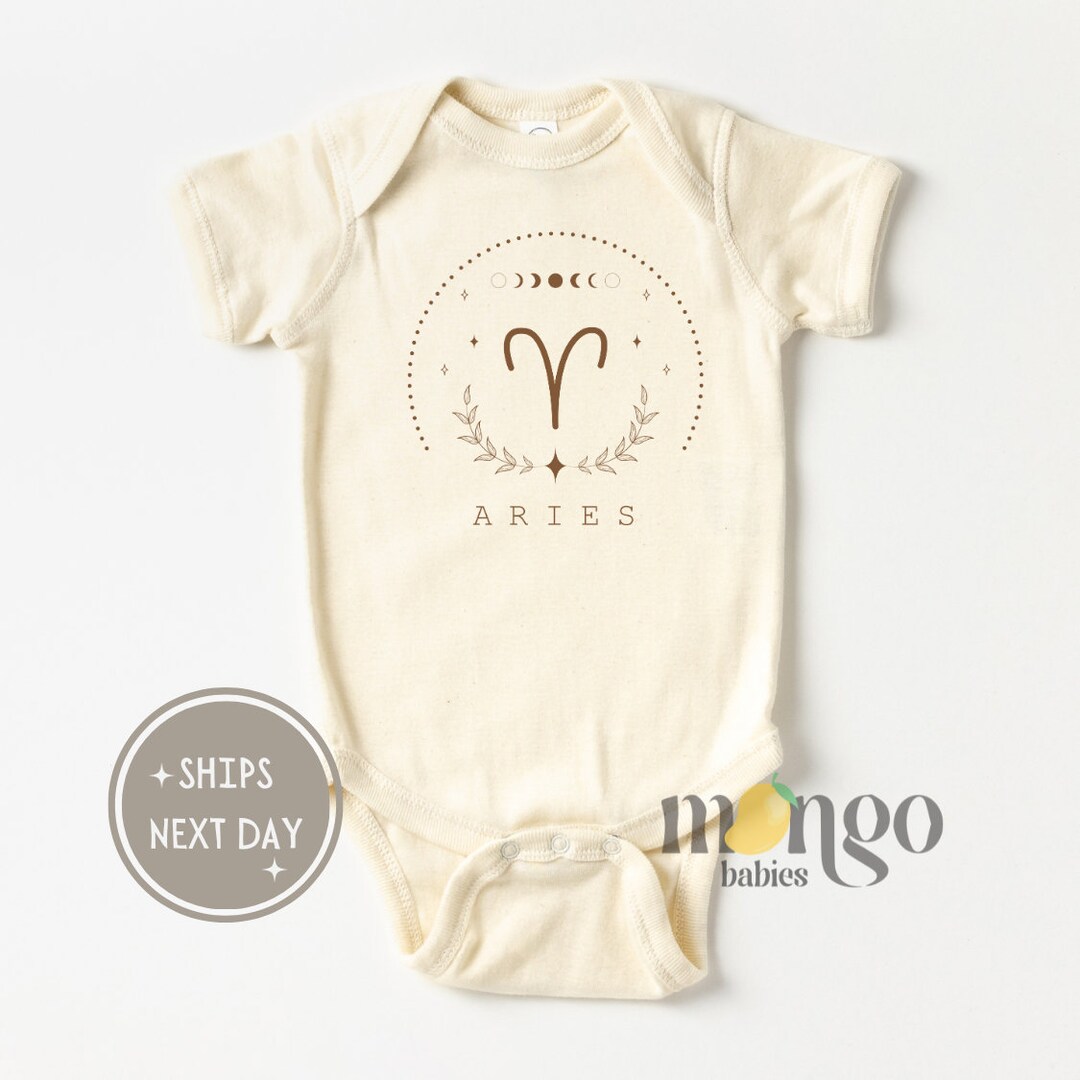 Cute Baby Onesies® Brand Aries Baby Shower Gift Aries Tshirt for Kids ...