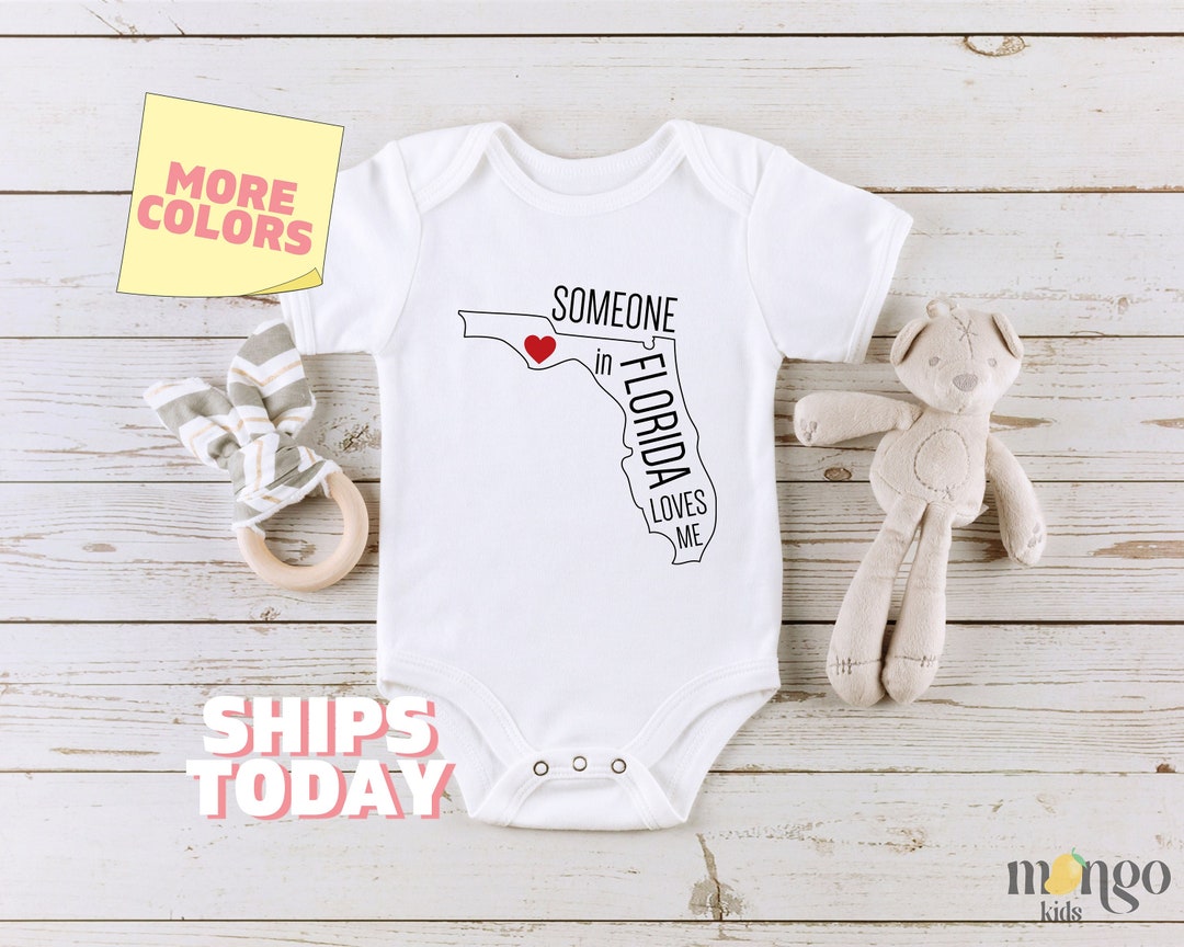 Someone in Florida Loves Me Baby Onesies® Brand Florida Baby Bodysuit ...