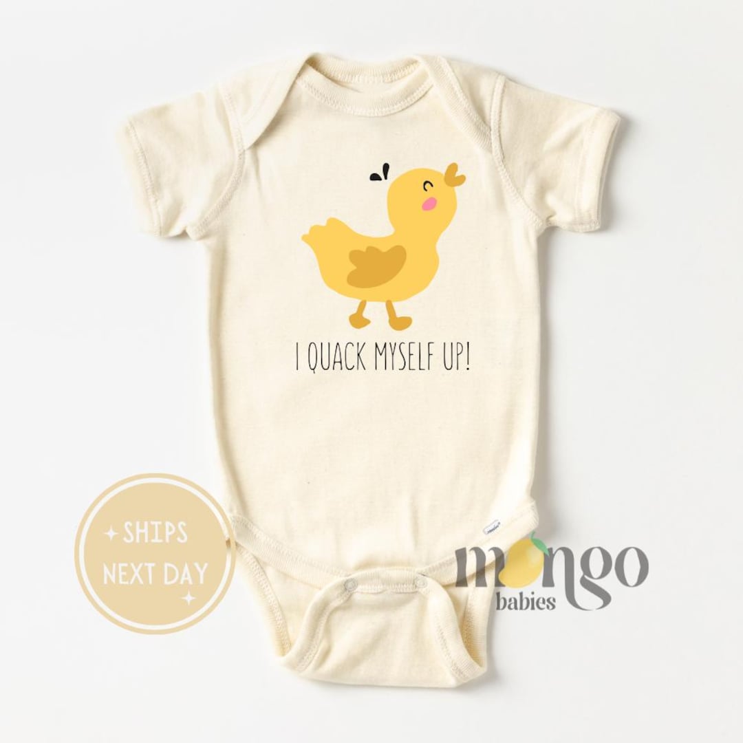 Duck Baby Onesies® Brand I Quack Myself up Baby Gifts for Baby Shower ...
