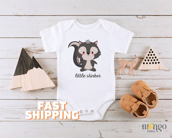Funny Little Stinker Baby Onesie® Skunk Bodysuit Baby - Etsy