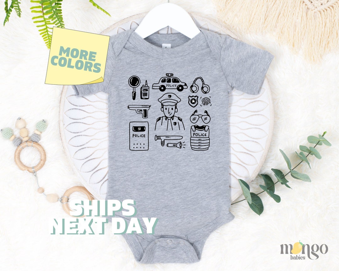 Police Baby Onesies® Brand Cute Police Baby Clothes for Policer Parents ...