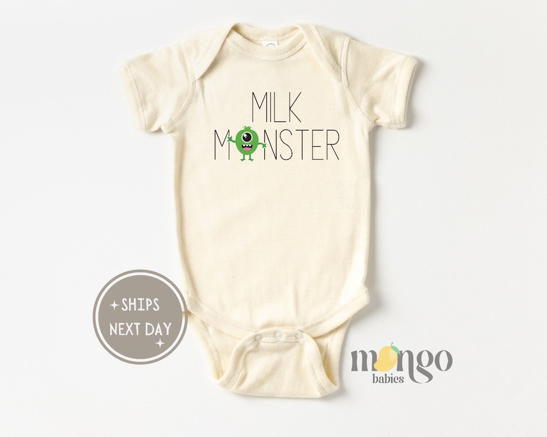 Milk Monster Baby Onesies® Brand Milk Baby Bodysuit Monster Baby ...