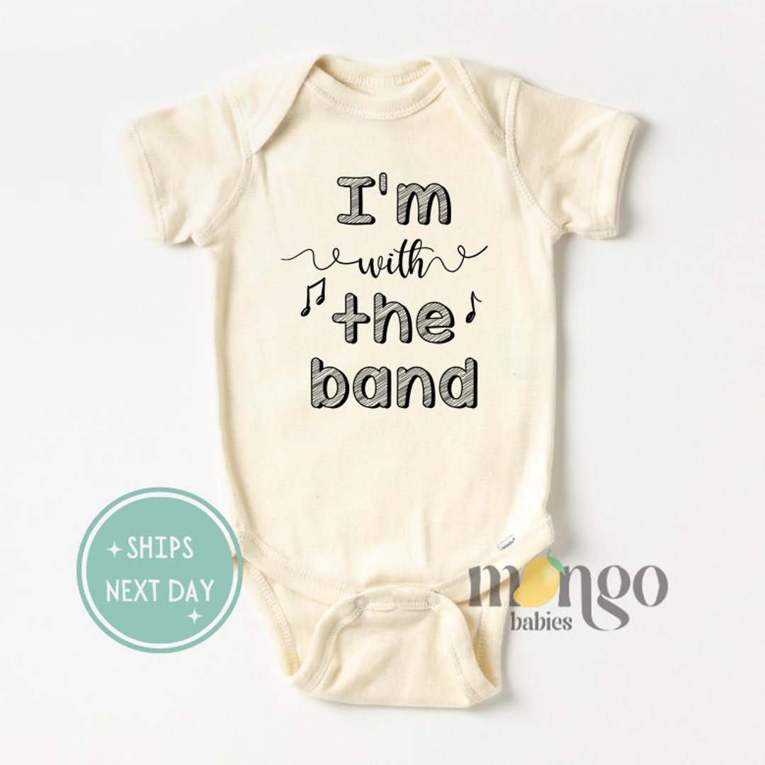 Cute Baby Onesies® Brand I'm With the Band Baby Gift for Baby Shower ...