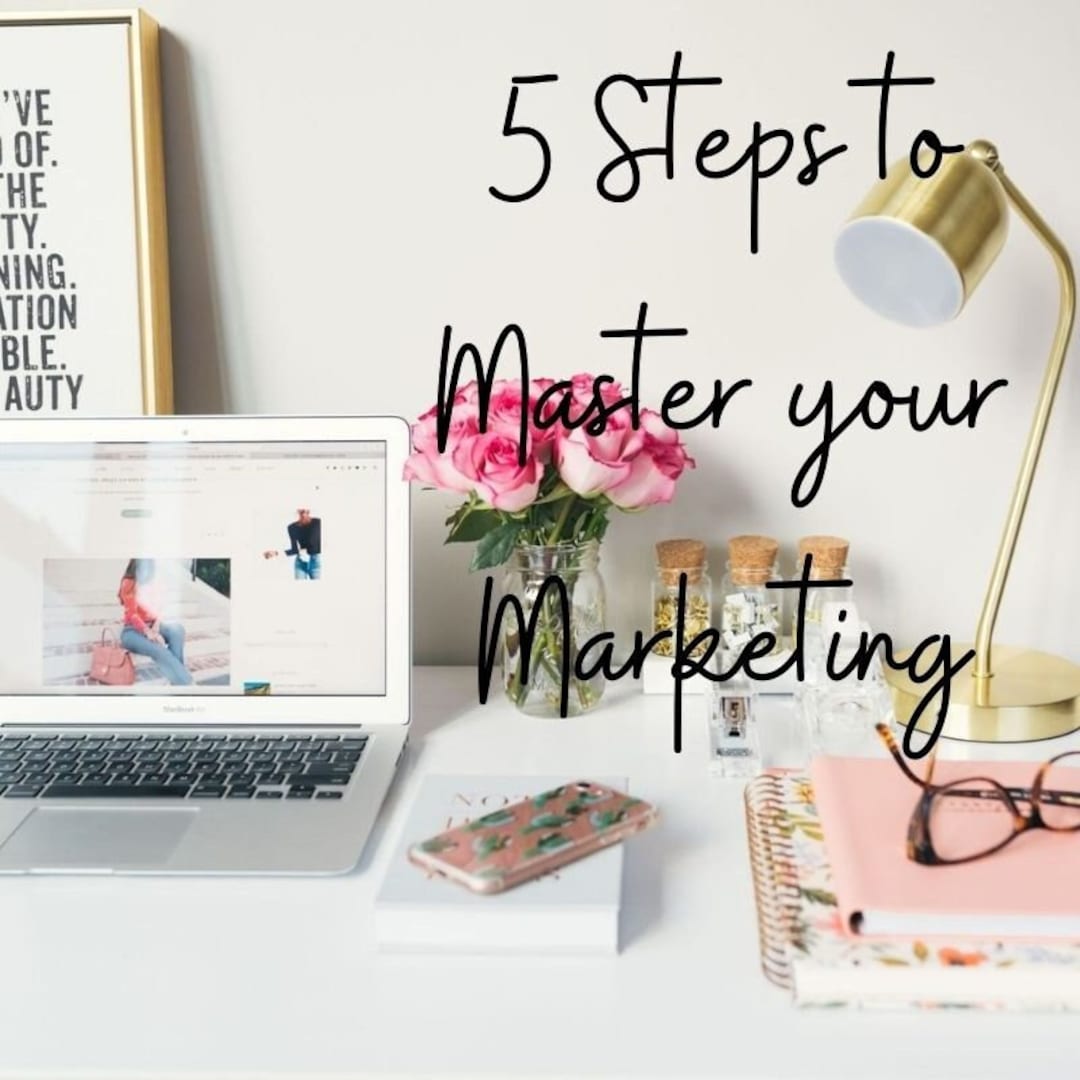 5 Steps to Master Your Marketing Bundle. Online Digital Course - Etsy