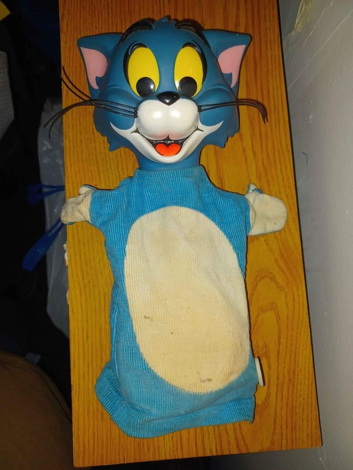 Vintage Tom and Jerry Puppet - Etsy