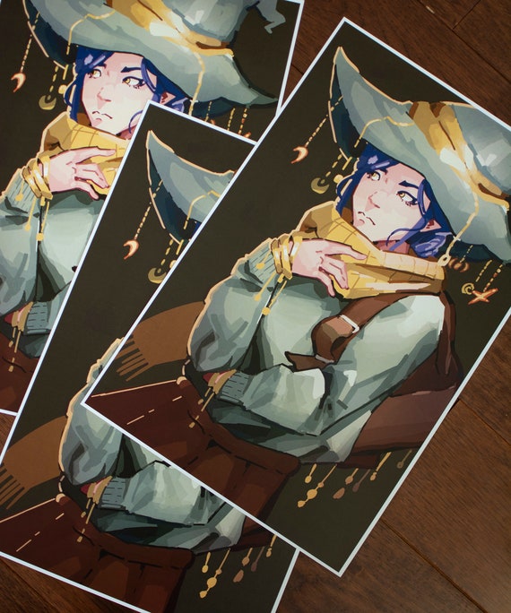 Wizard Girl MODERN RPG GIRL - Etsy