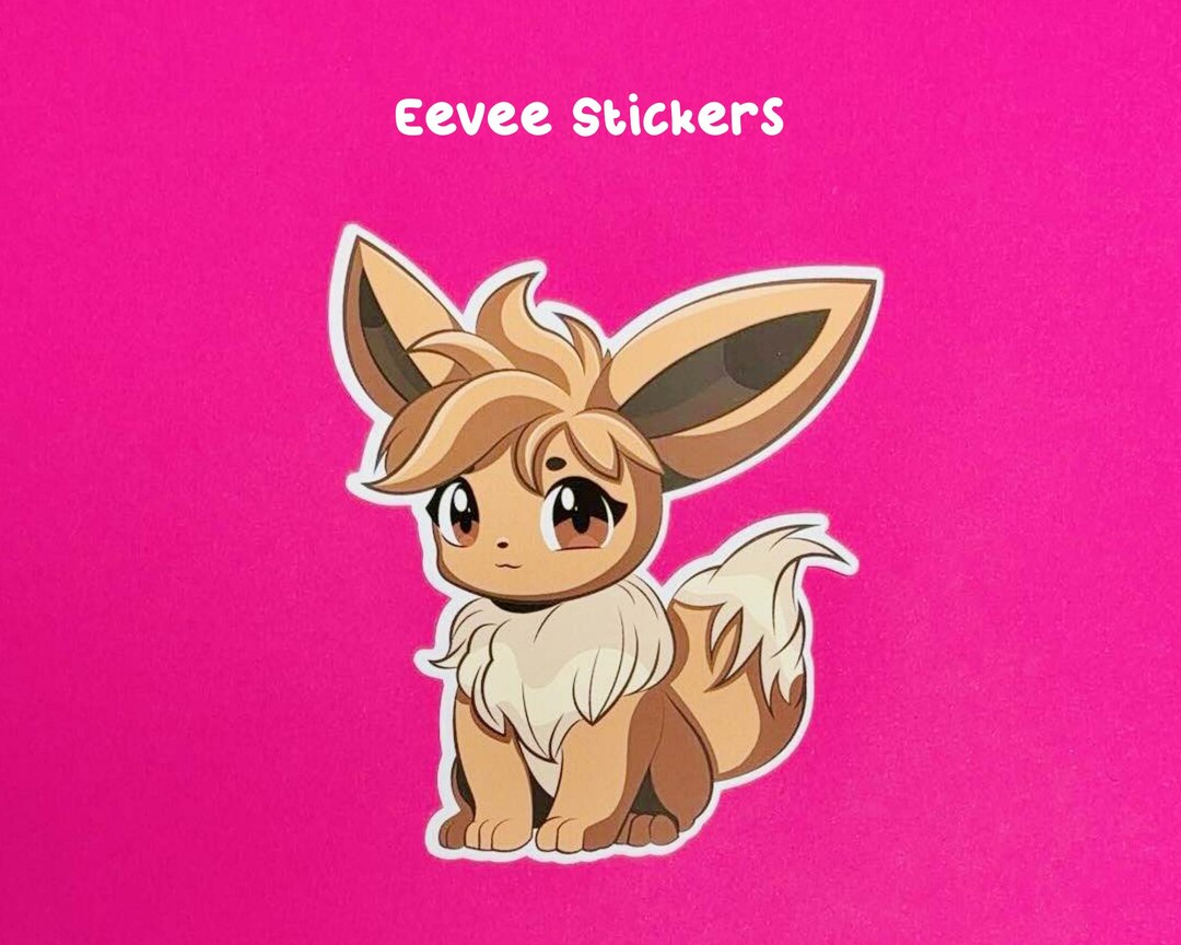 Eevee Sticker L Pokémon Stickers L Cute Stickers L Pokémon Lover ...