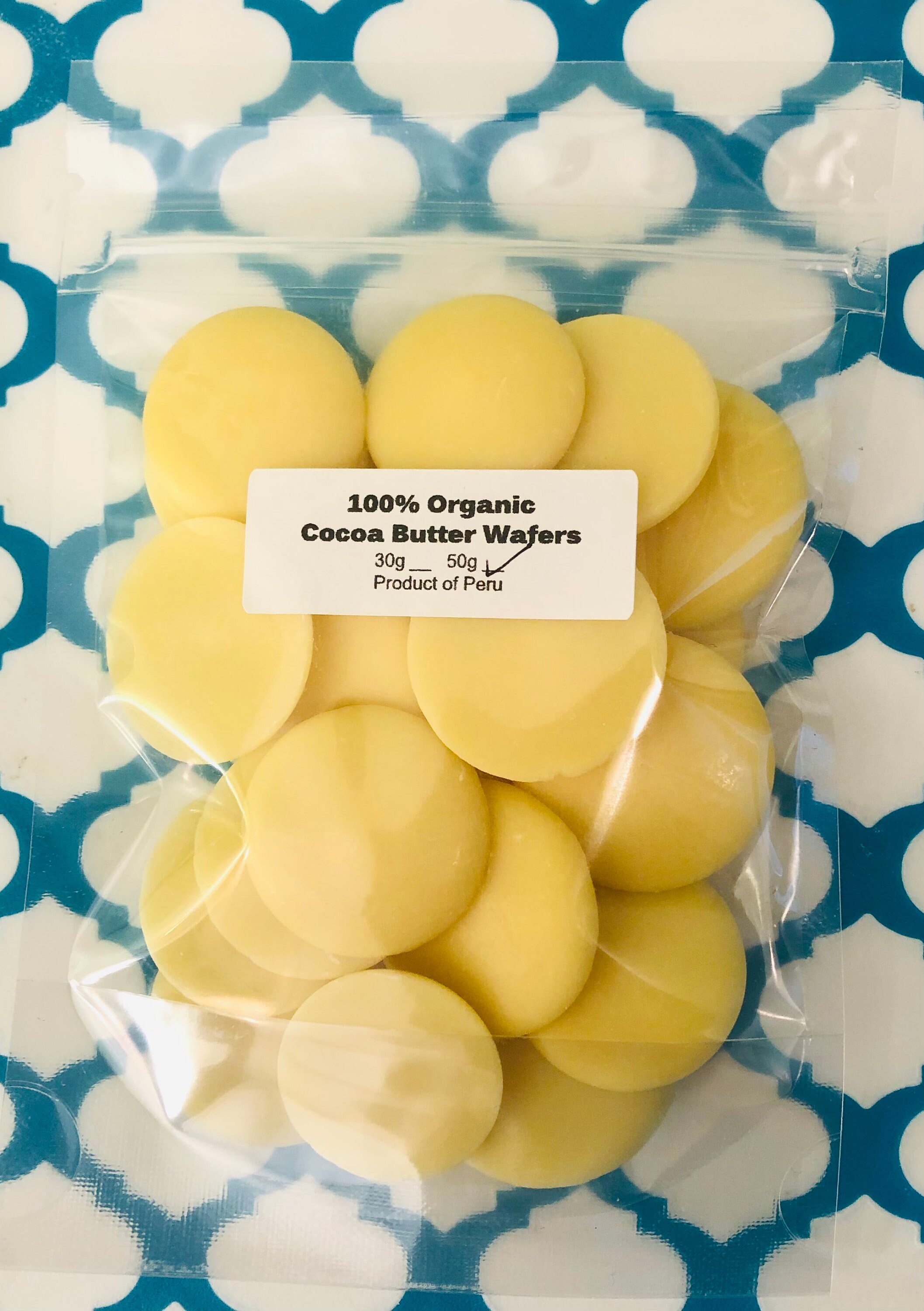 Organic Cocoa Butter Wafers, Edible, for Foods, Lotions, Body Products ...