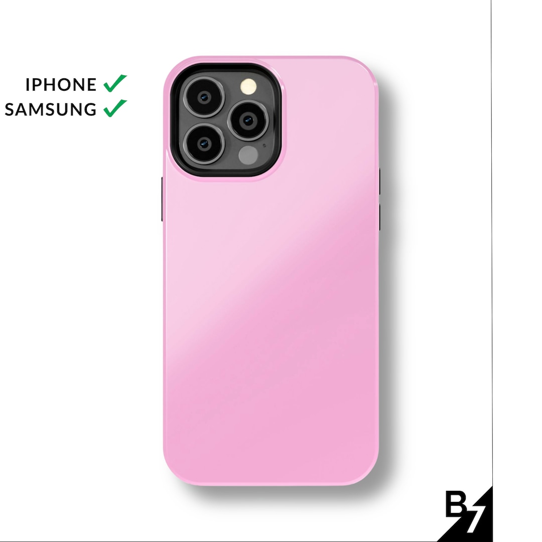 Light Pink Phone Case iPhone 15, 15 Plus, 15 Pro, 15 Pro Max, iPhone 14 ...