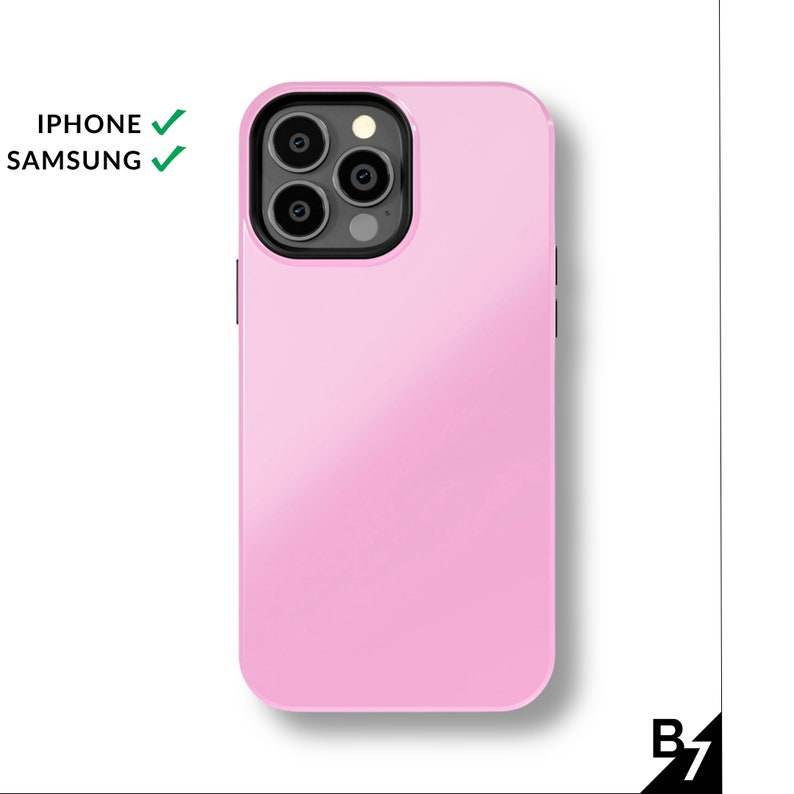 Light Pink Phone Case iPhone 15, 15 Plus, 15 Pro, 15 Pro Max, iPhone 14 ...