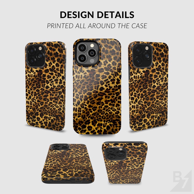 Exotic Leopard Animal Print Phone Case iPhone 15, 15 Plus, 15 Pro, 15 ...