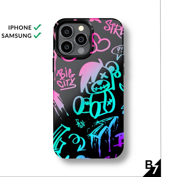 Neon iPhone Case - Etsy