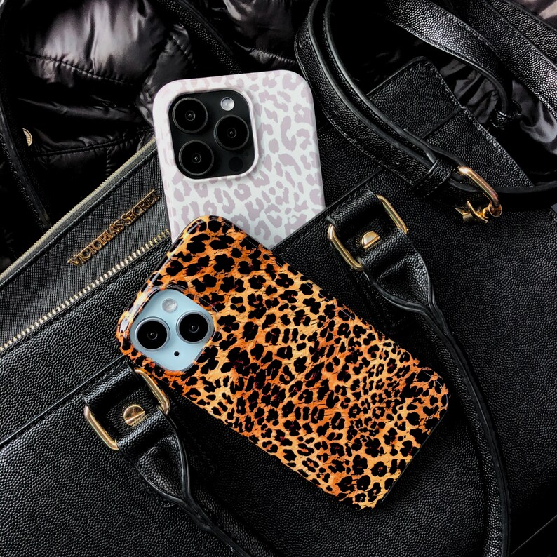 Exotic Leopard Animal Print Phone Case iPhone 15, 15 Plus, 15 Pro, 15 Pro Max, 14, 13, 12, 11, X ...