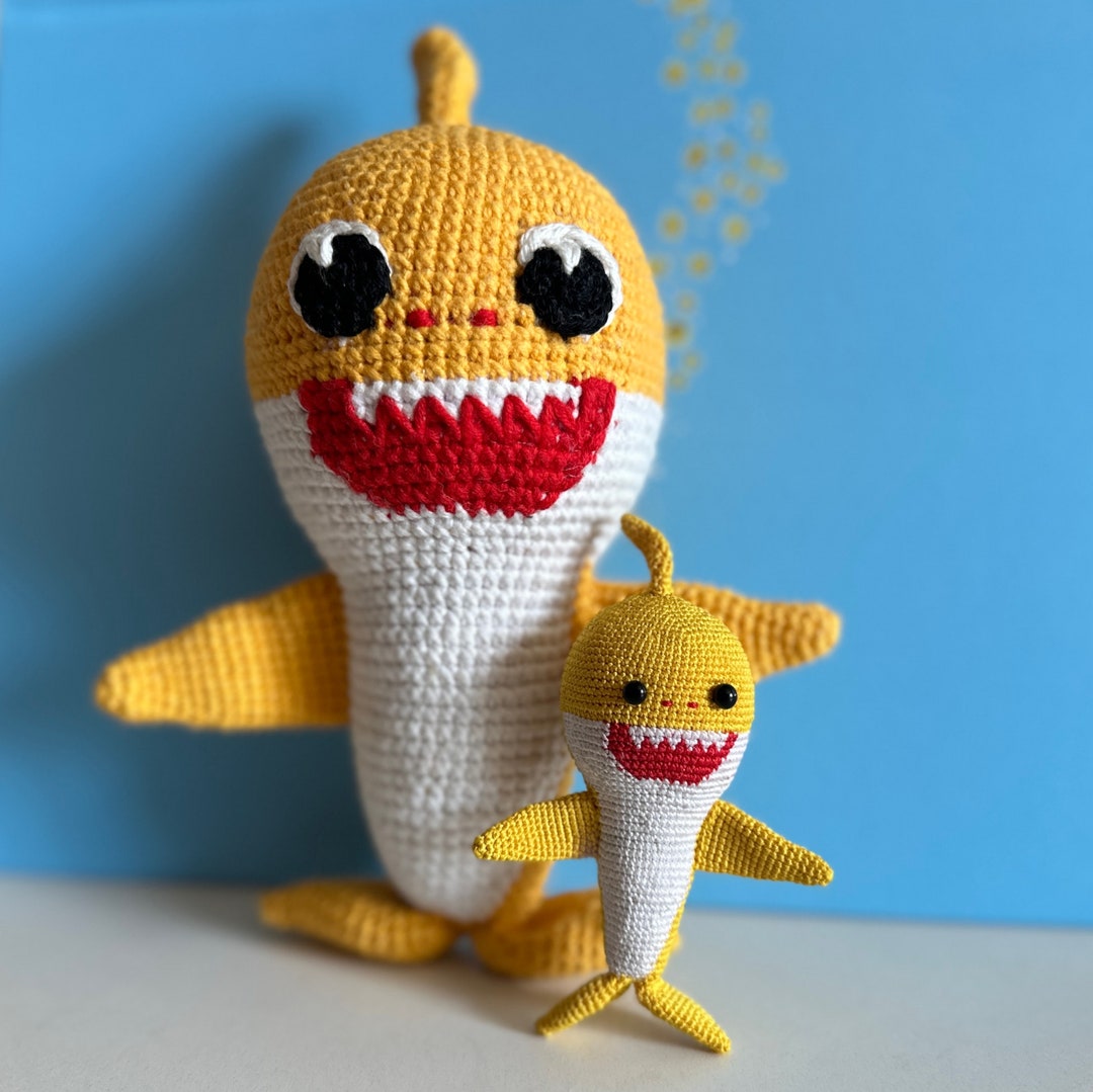 Baby Shark Crochet PATTERN Shark Amigurumi Micro Crochet Shark PATTERN ...