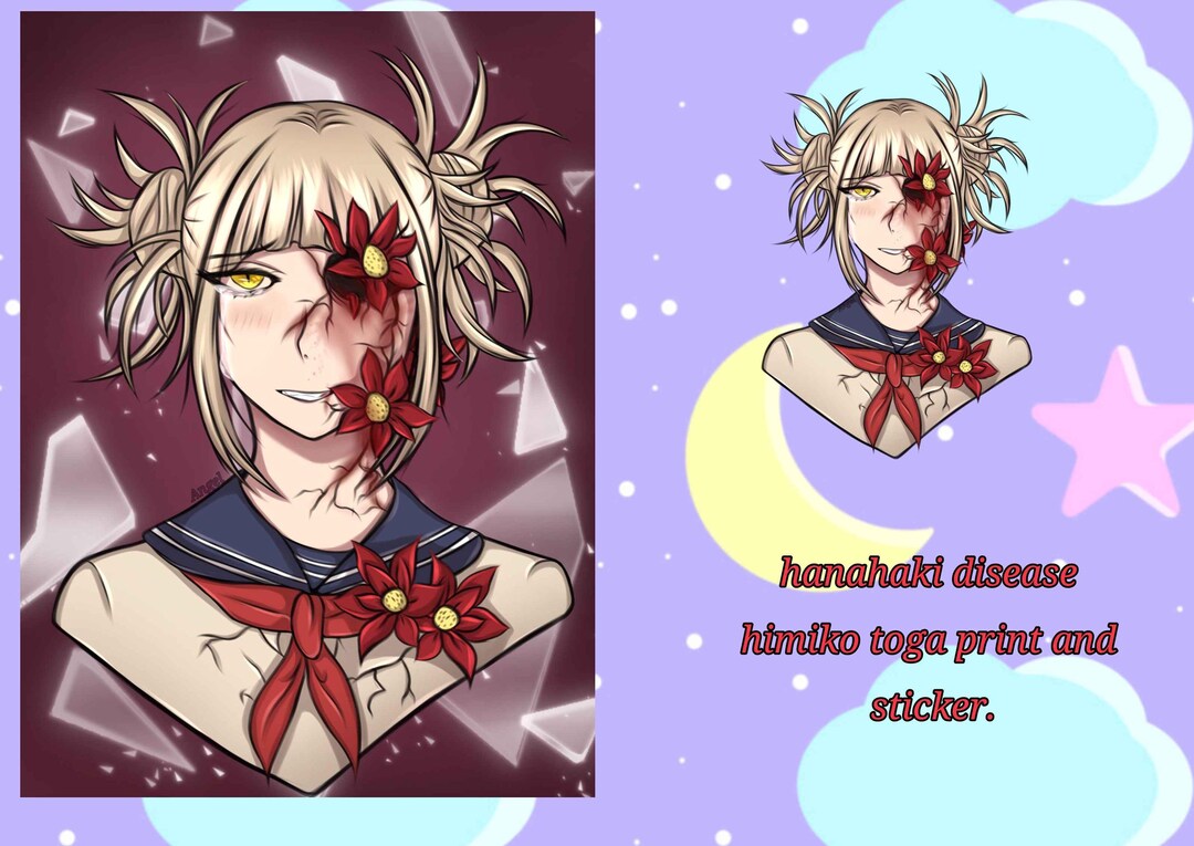 My Hero Academia Himiko Toga Prints and Stickers. Boku No Hero Academia ...