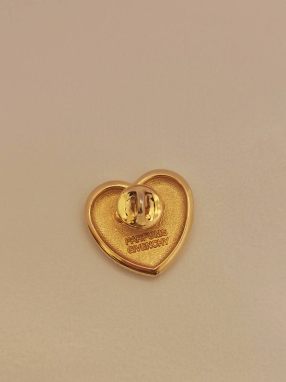 Givenchy pin's coeur doré vintage | Made in France an… - Gem