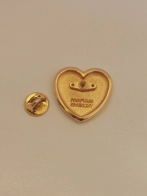 Givenchy pin's coeur doré vintage | Made in France an… - Gem