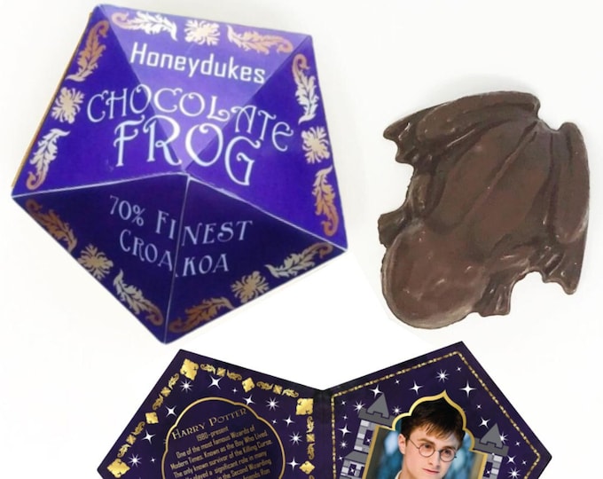 Honeydukes-inspired DIY Chocolate Frog Boxes Wizard Trading Cards ...