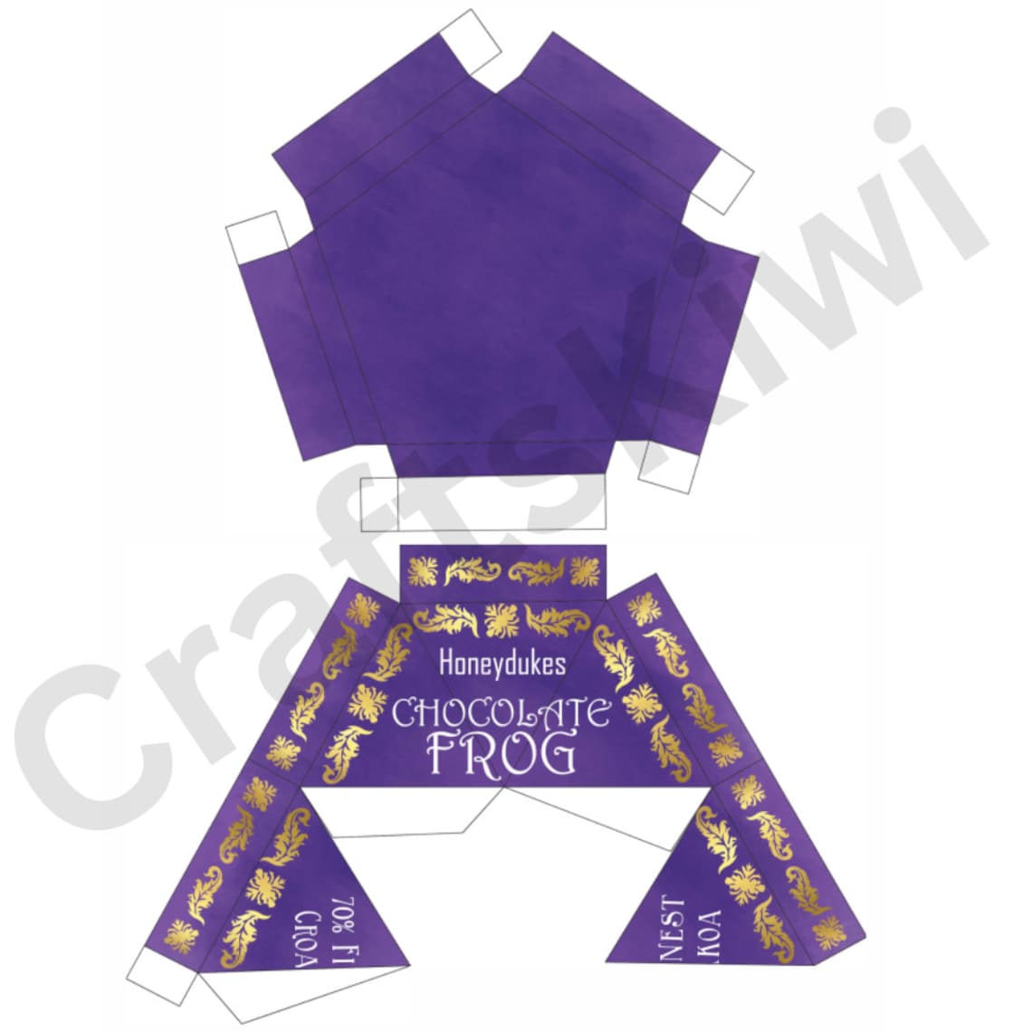 Honeydukes-inspired DIY Chocolate Frog Boxes Wizard Trading Cards ...