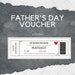 Personalized Printable Father's Day Gift Voucher, Massage Voucher, Gift ...