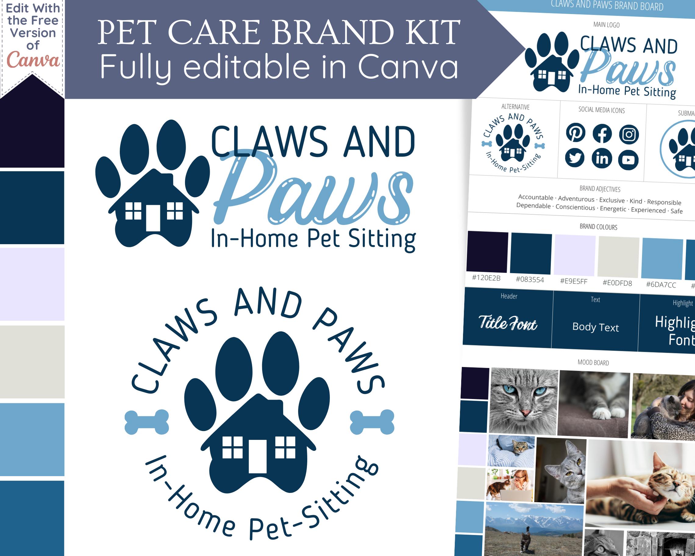 Editable House & Pet-sitting Logo, Professional Trustworthy Design for ...